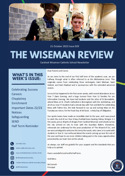Wiseman Review 29 | PDF to Flipbook
