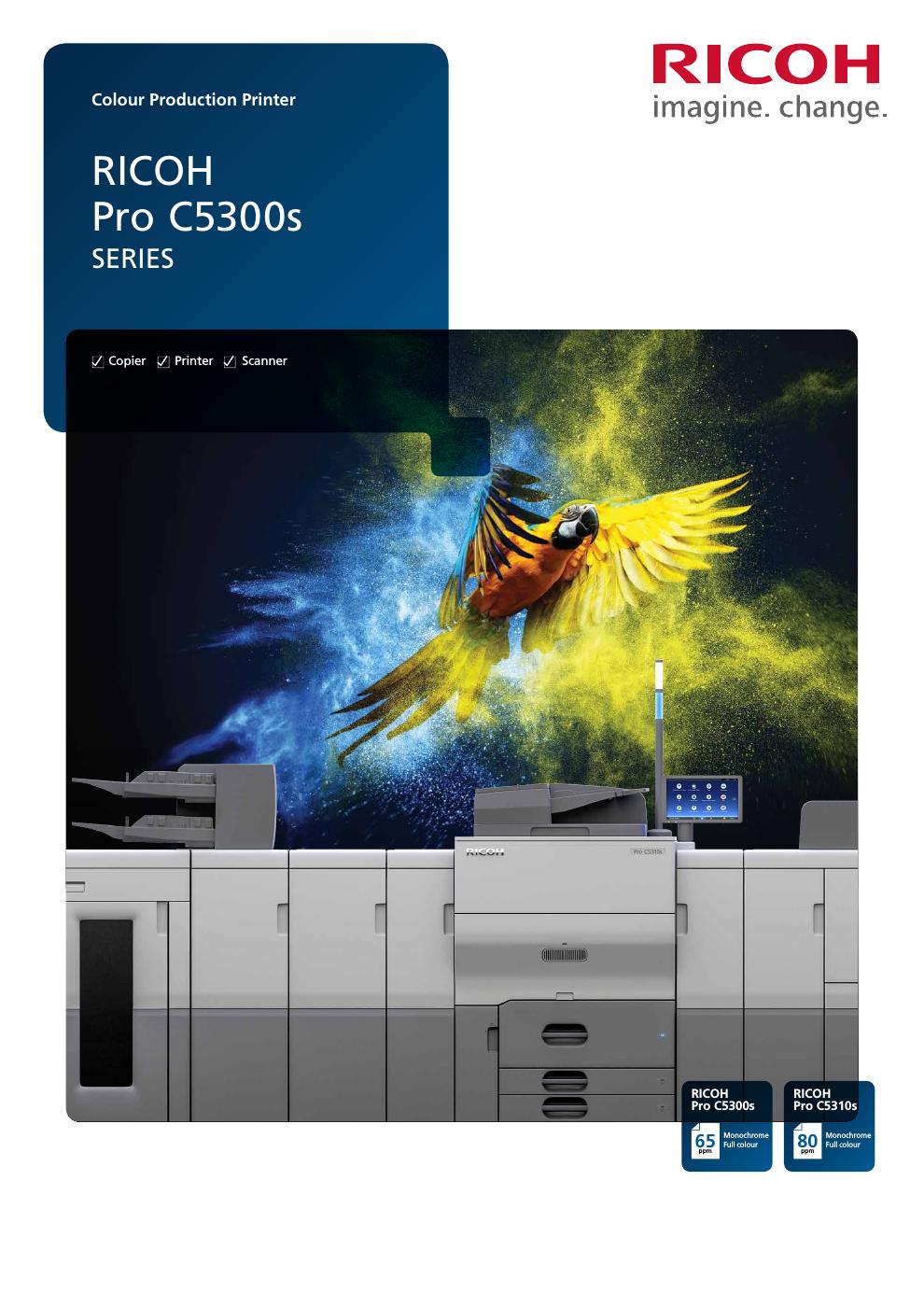 Ricoh Pro C5300S | PDF to Flipbook