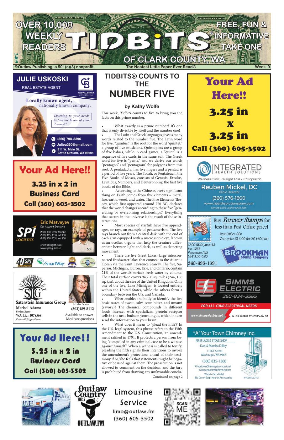 Clark County Tidbits