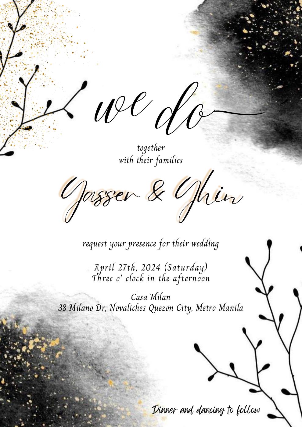 Y&Y Wedding E-invite | PDF to Flipbook