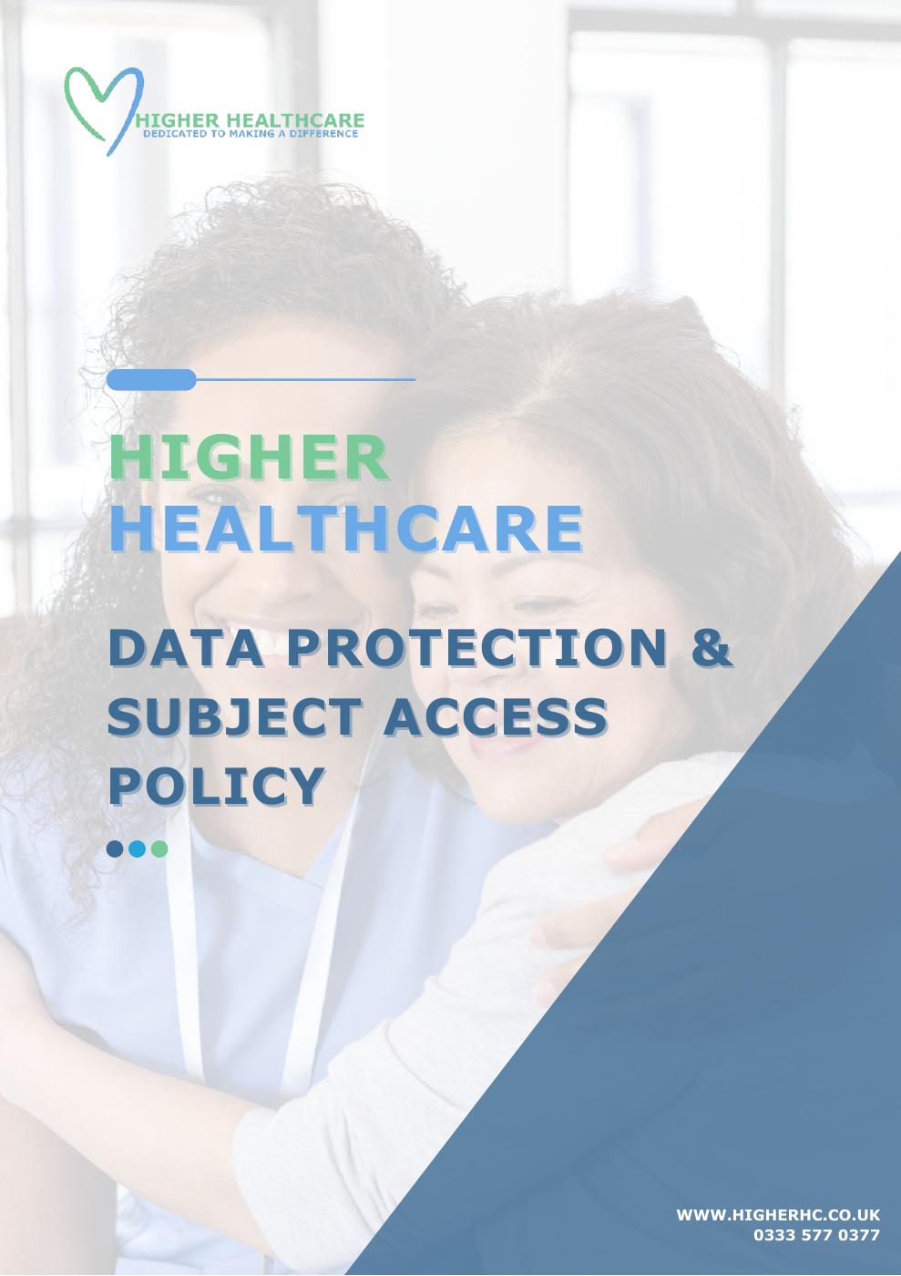 Data Protection & Subject Access Policy | PDF to Flipbook