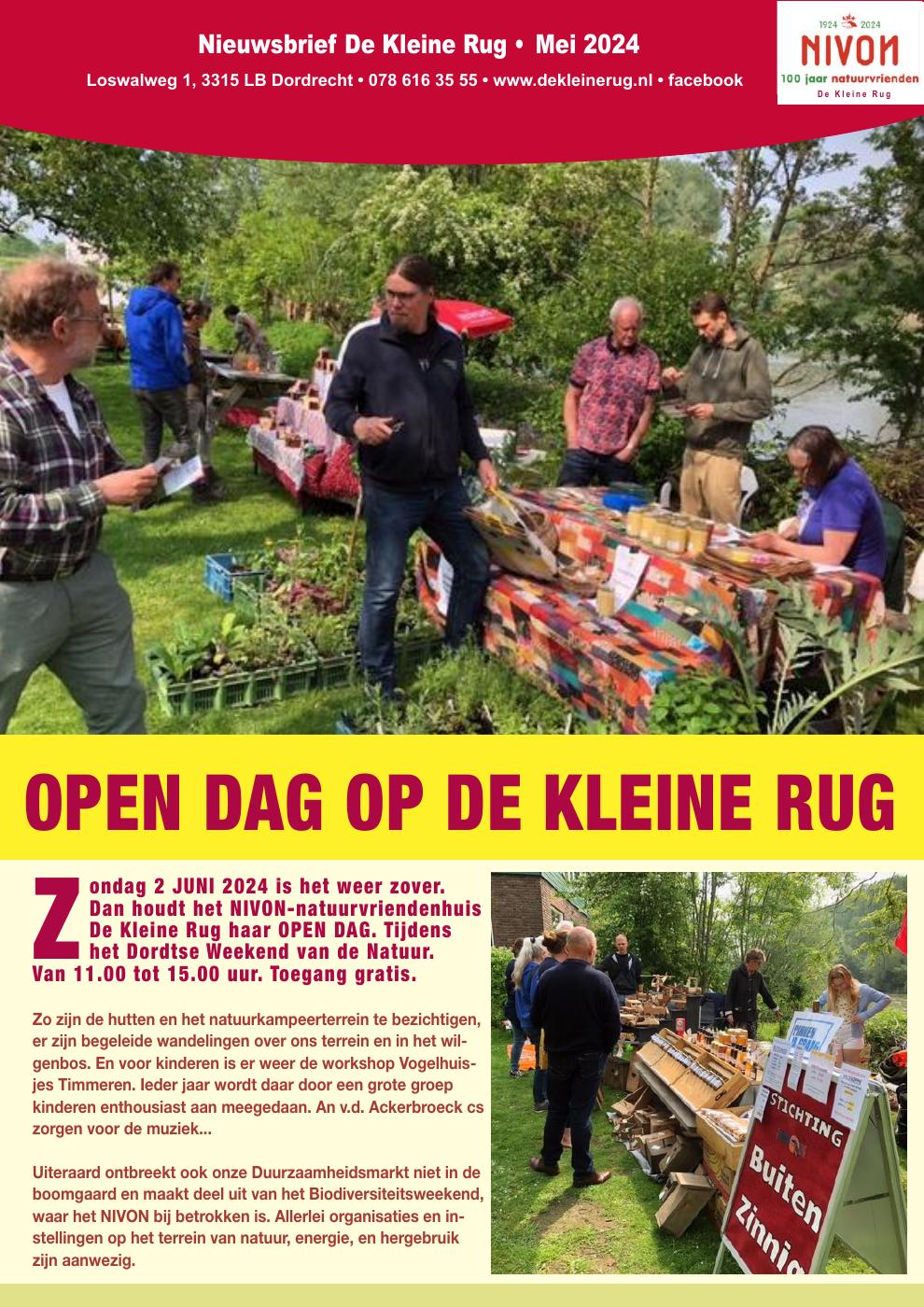 Open Dag NIVON-huis De Kleine Rug
