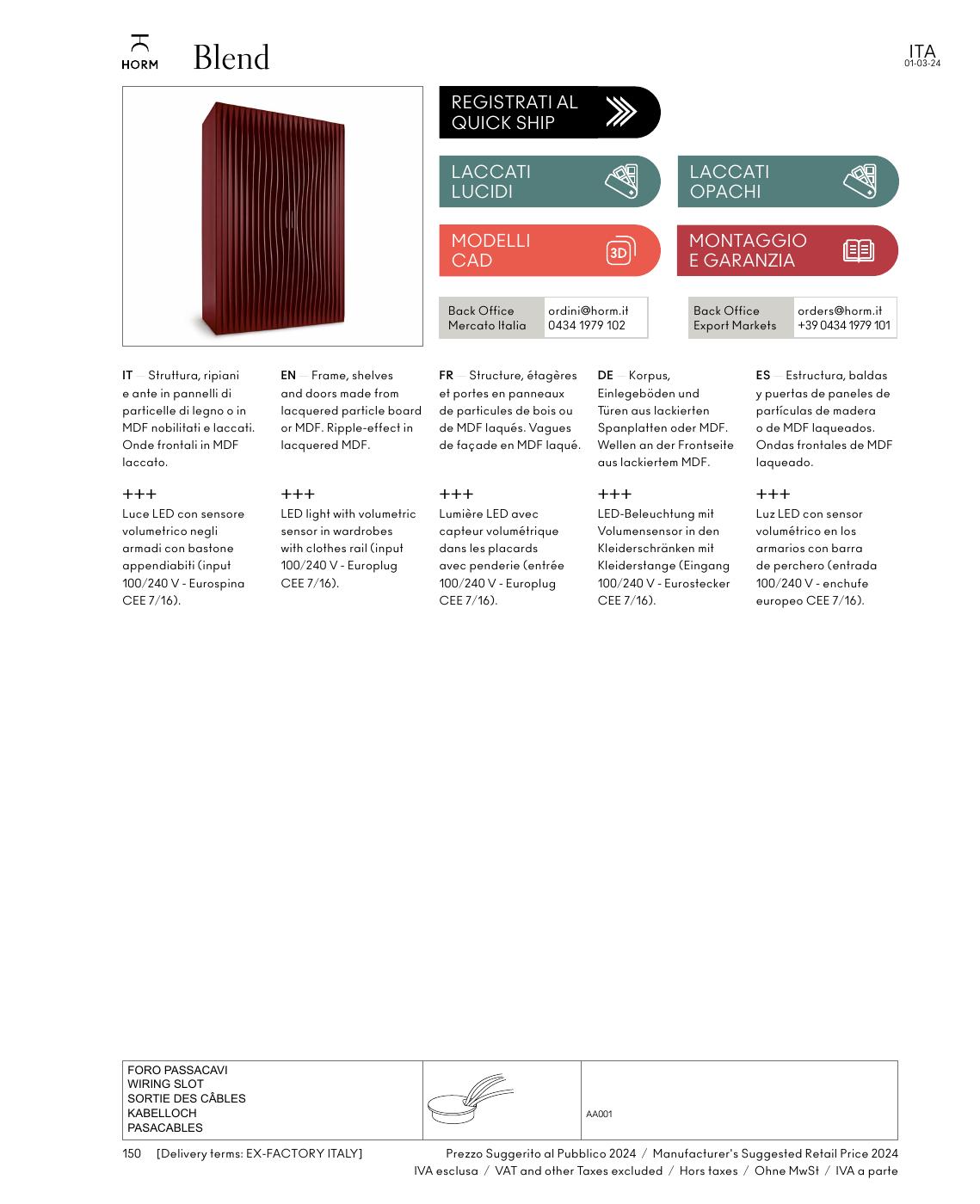 Blend-Tech Sheet ITA