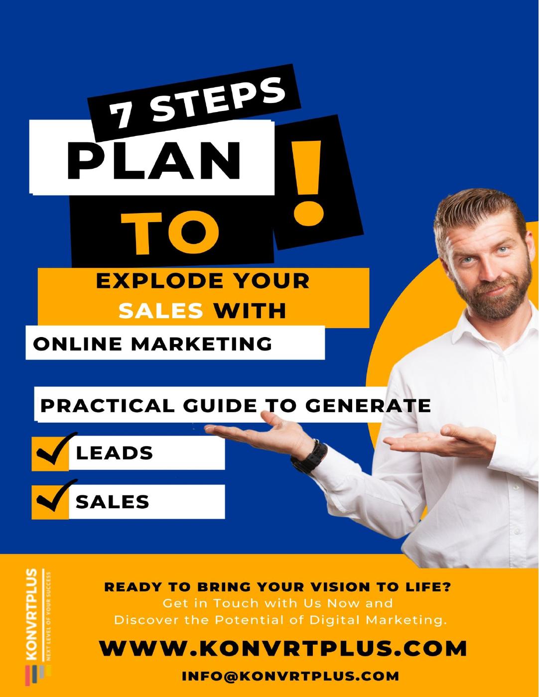 KonvrtPlus Online Marketing 7 steps plan Starter Kit!