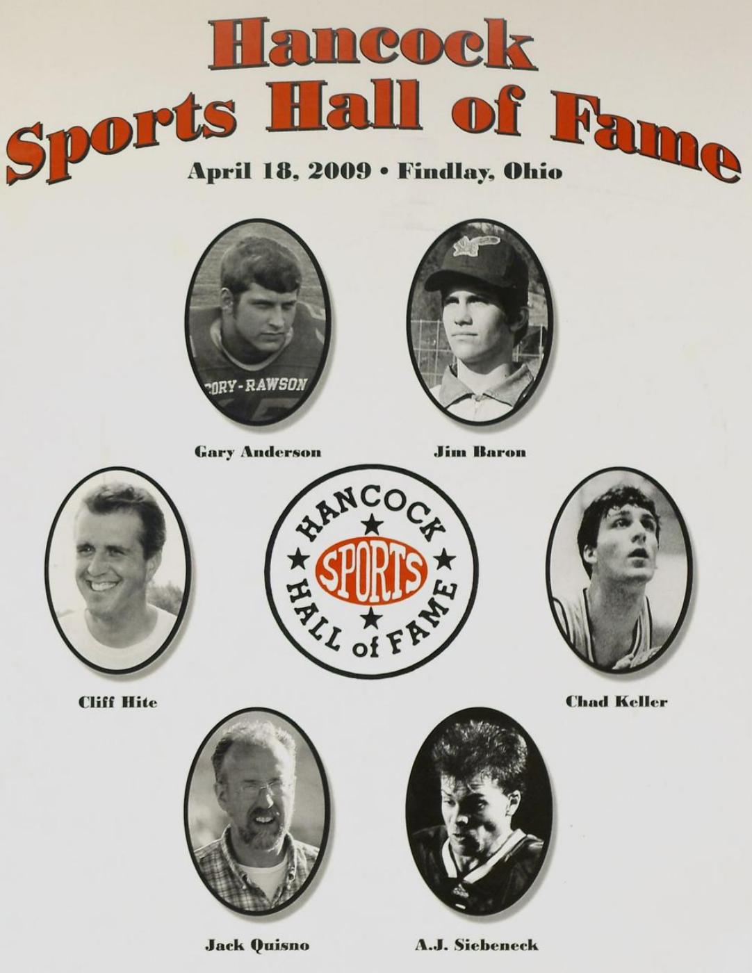 April 18, 2009 Hancock Sports Hall of Fame