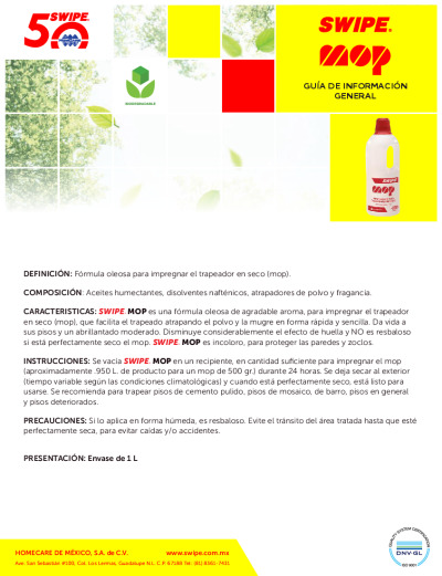 SWIPE MOP GUÍA GENERAL