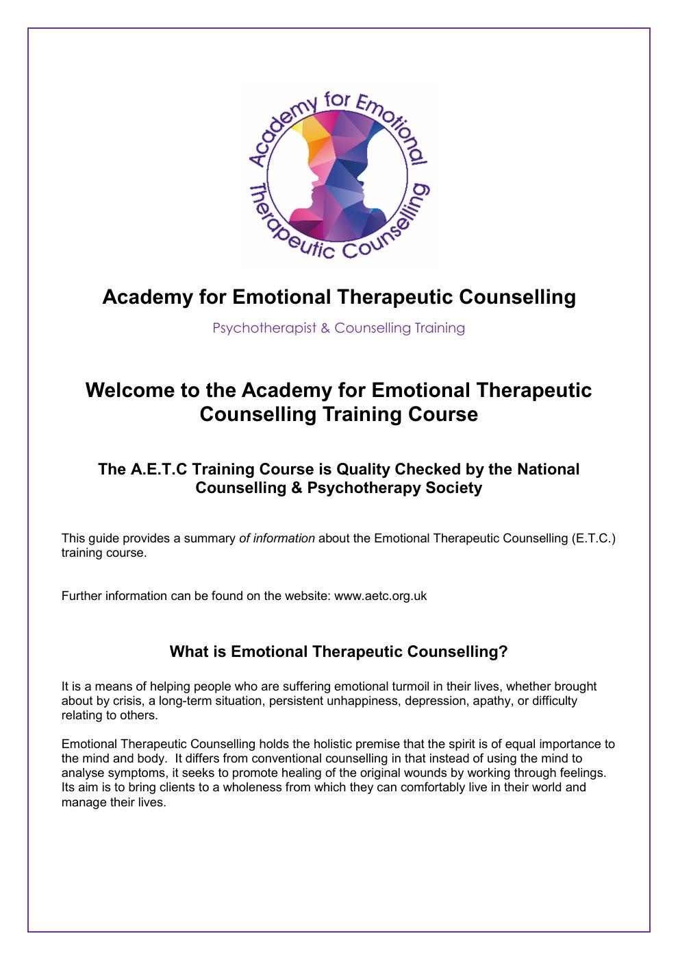 AETC Student Handbook – AETC