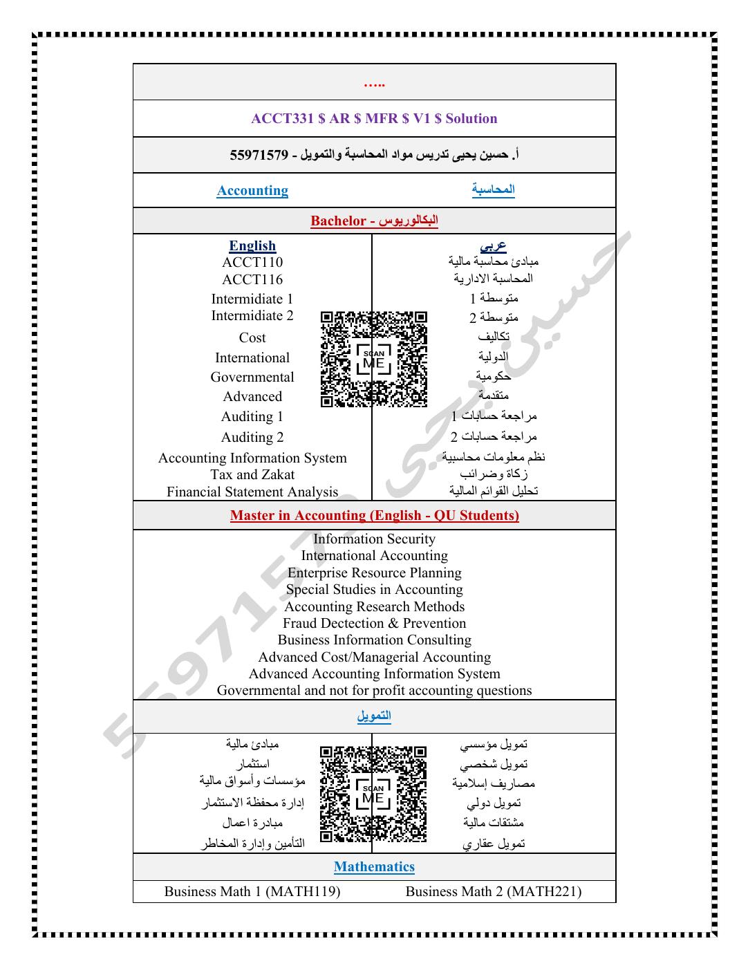 ACCT331 $ AR $ MFR $ V1 $ Solution | PDF to Flipbook