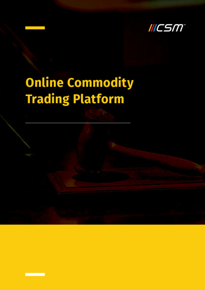 Online Commodity Trading Platform