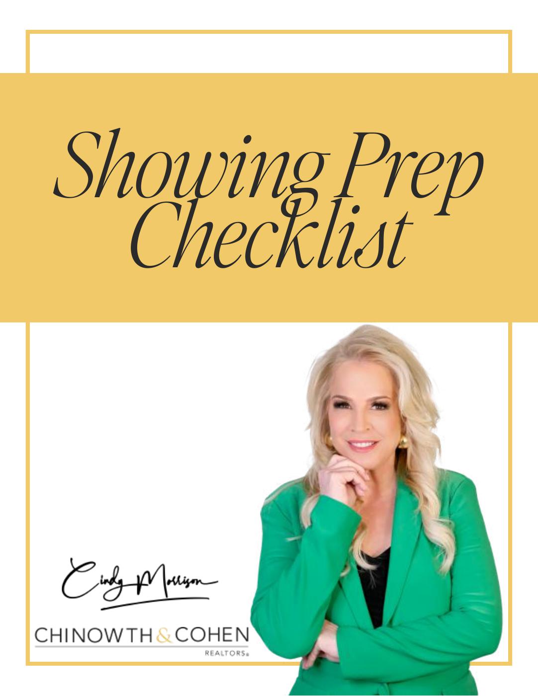 Showing Prep Checklist | PDF to Flipbook