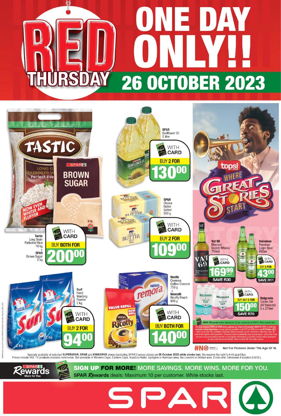 SSR2532 - SPAR Red Thursday