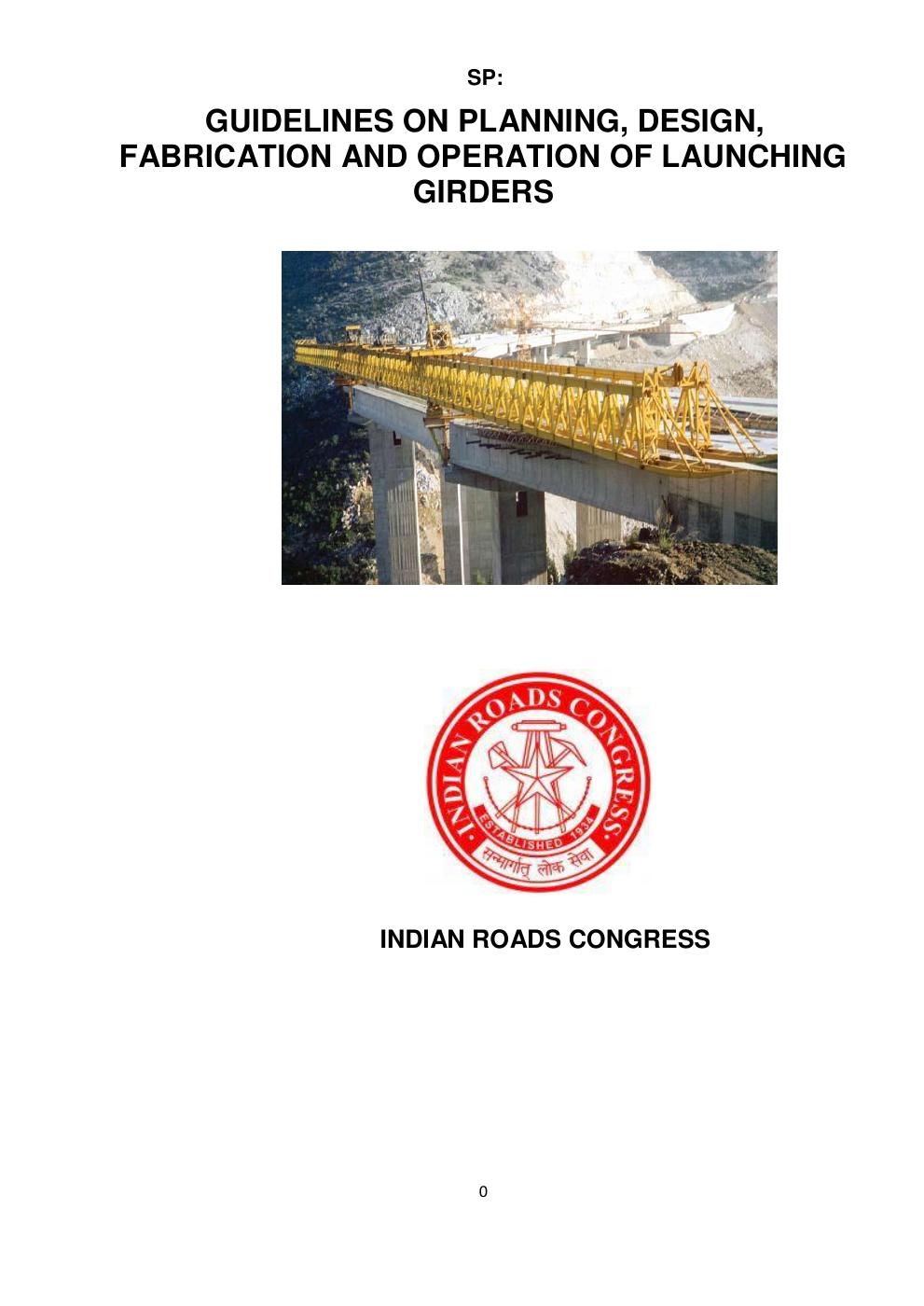 Draft "GUIDELINES ON PLANNING, DESIGN, FABRICATION AND OPERATION OF ...