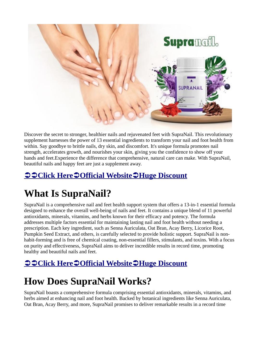 IS SUPRANAIL REVIEWS SCAM? READ BEFORE BUY NOW | PDF to Flipbook