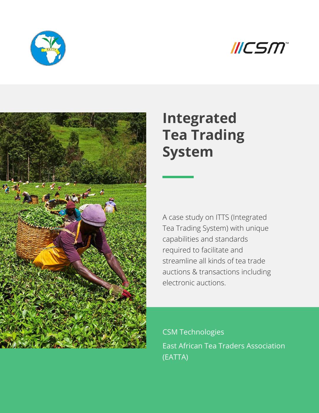 Integrated Tea Trading System (ITTS) Case Study (Global Africa)