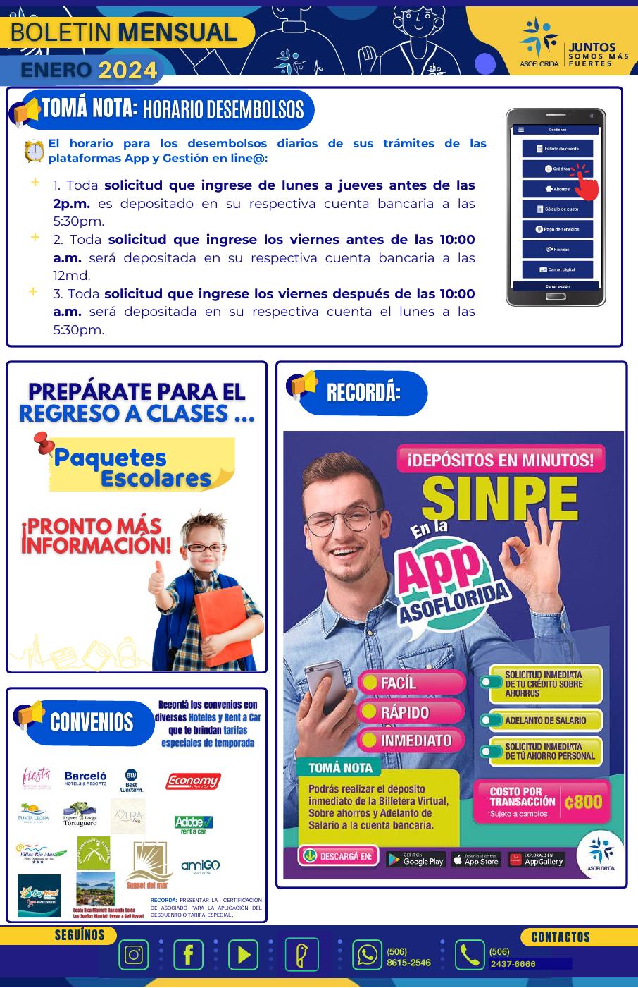 Boletín Mensual - Enero