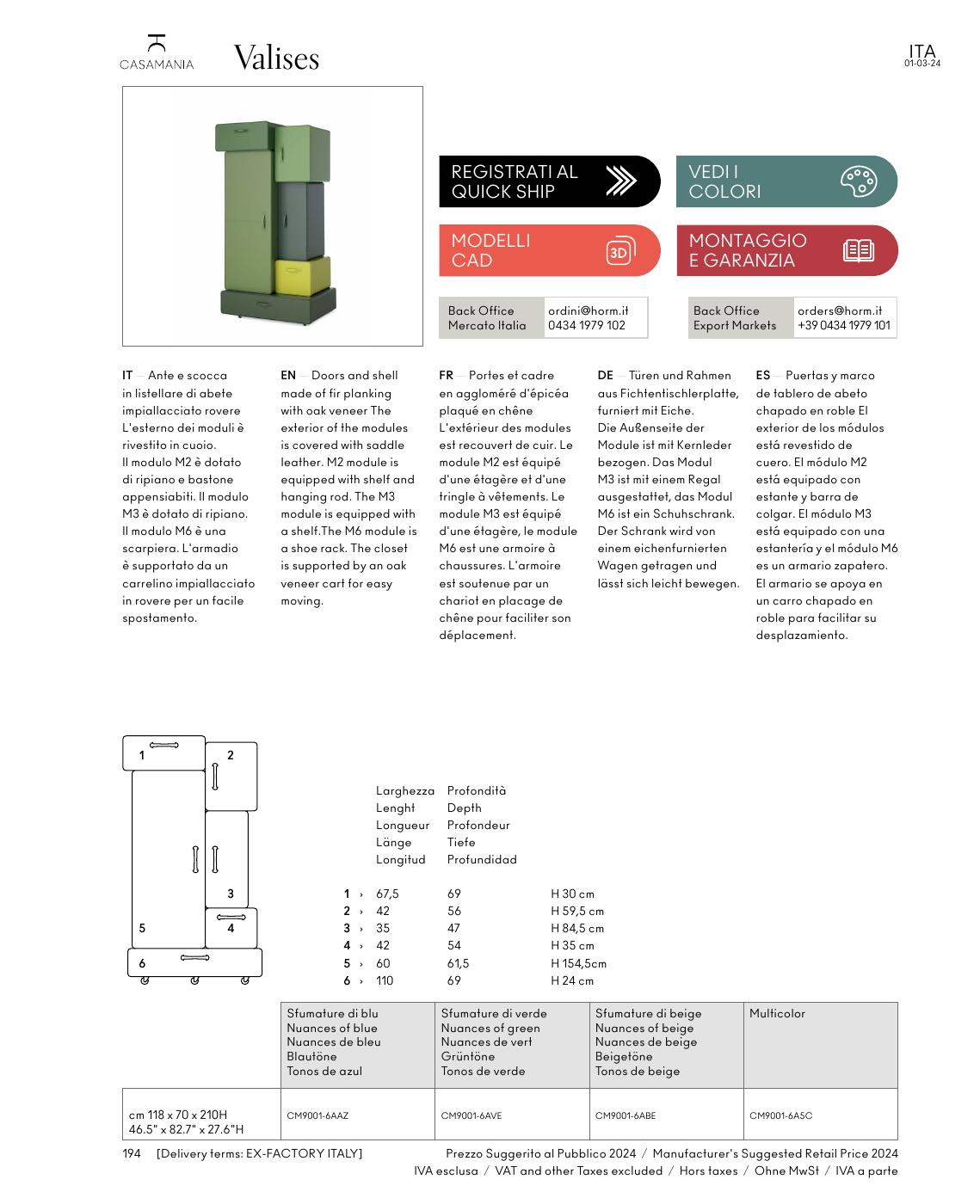 Valises-Tech Sheet ITA