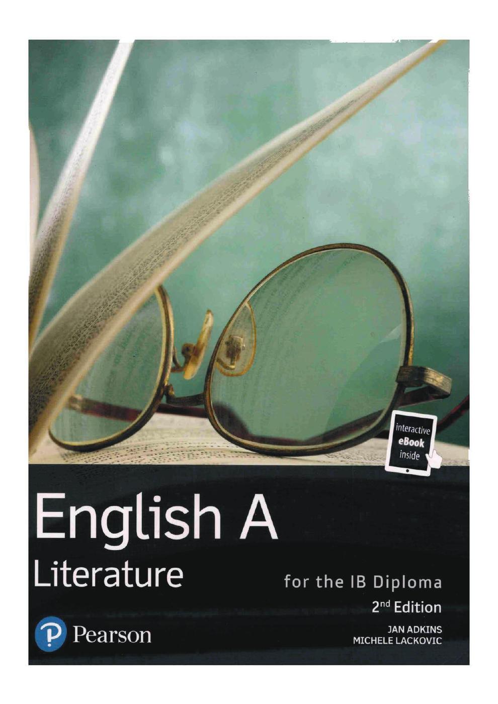 9781292320526 IB English A Literature 2 Edition 40p