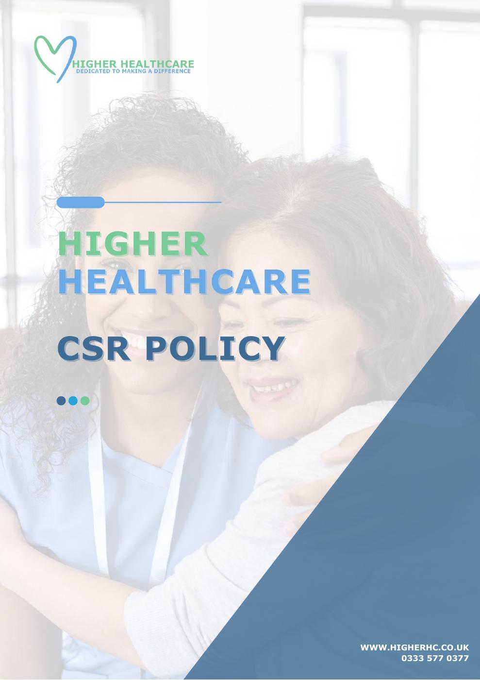 CSR Policy | PDF to Flipbook