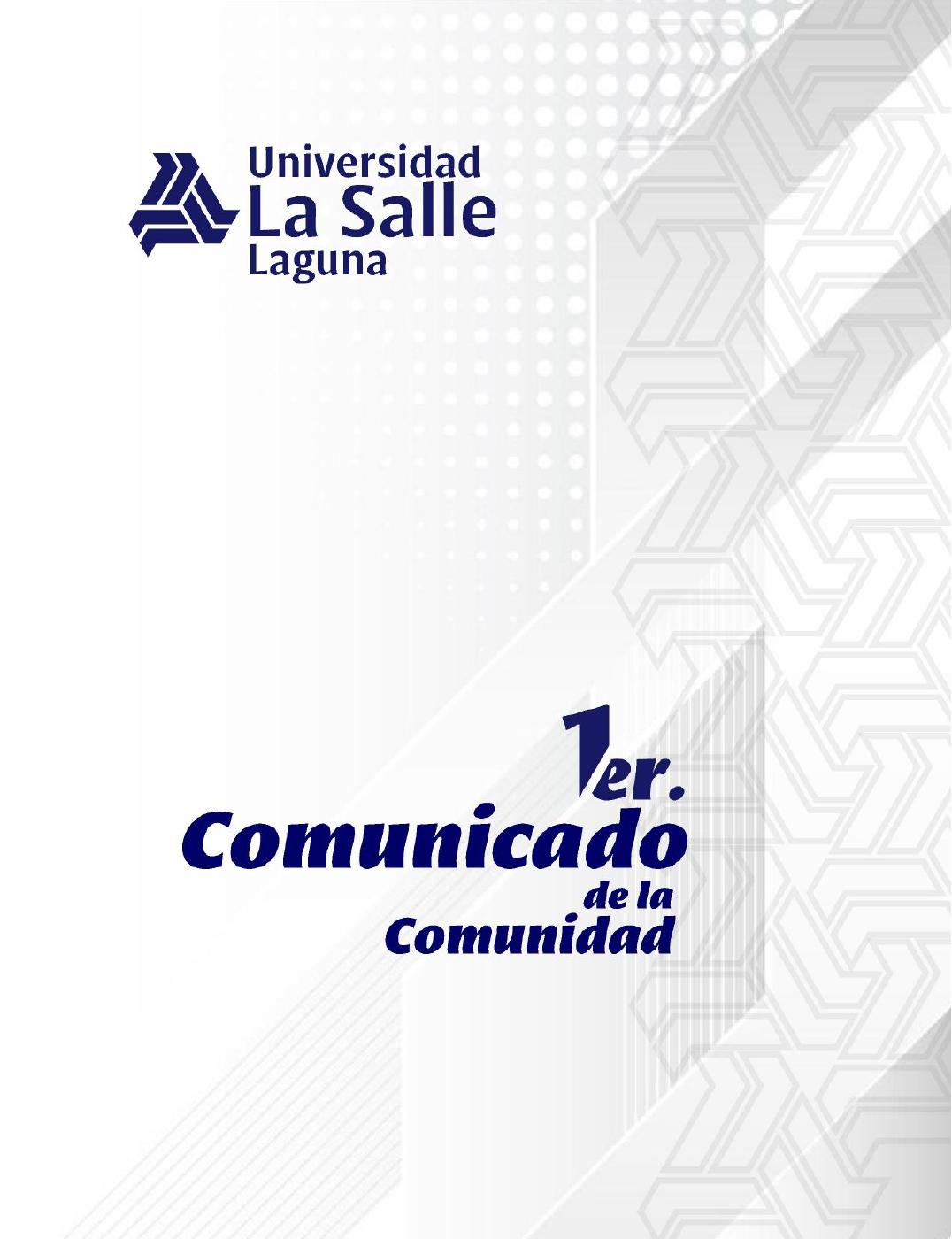 Comunicado 2023 | Universidad La Salle Laguna
