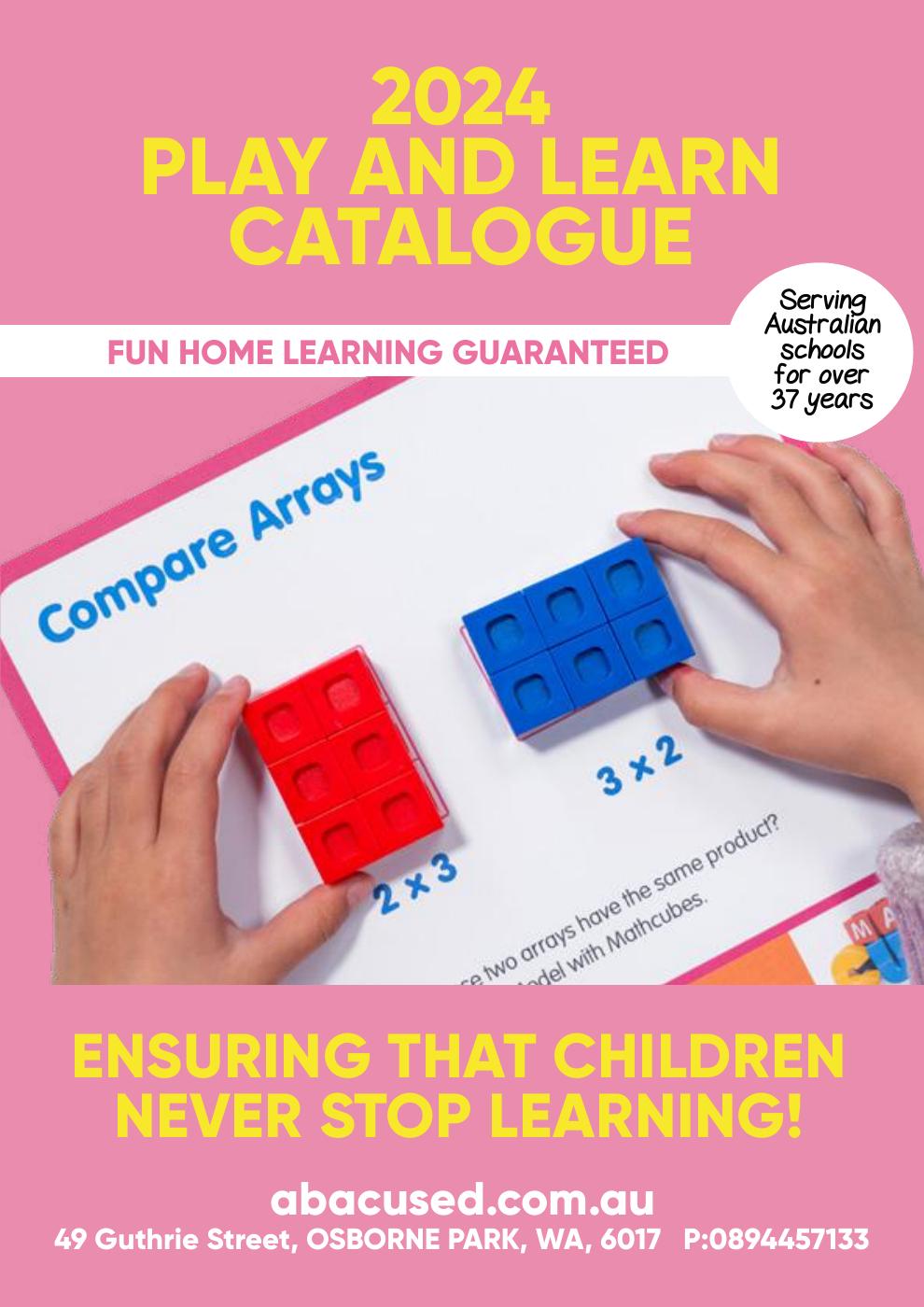 2024 Abacus School Holidays Catalogue