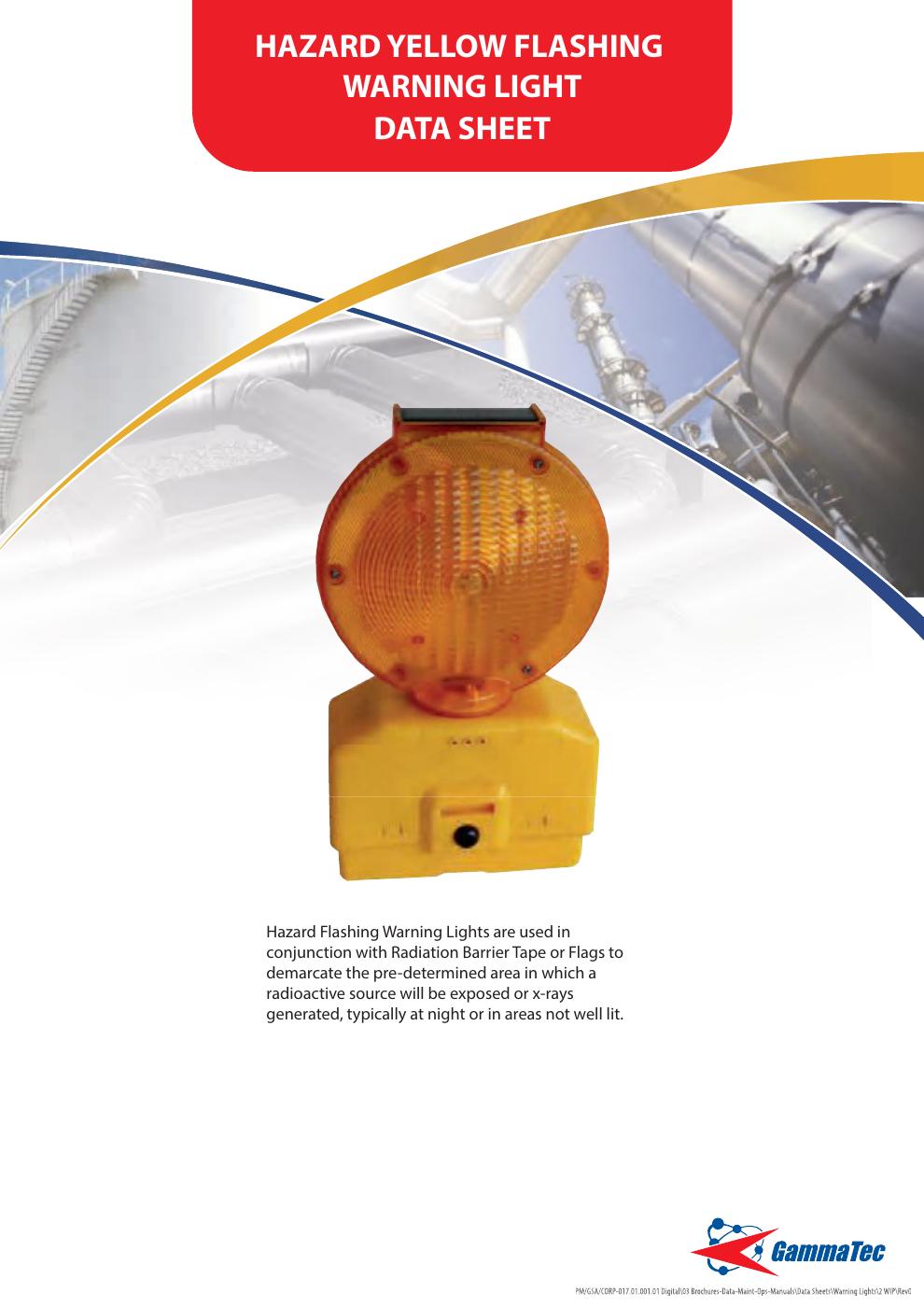 Hazard Yellow Flashing Light