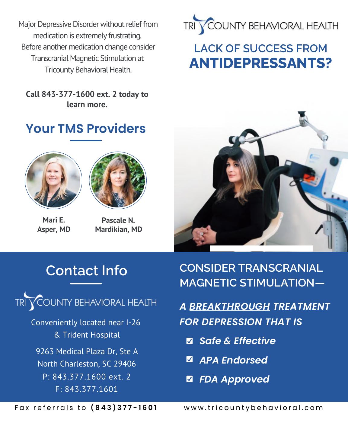 TMS Therapy for Depression Brochure - Charleston SC | PDF to Flipbook