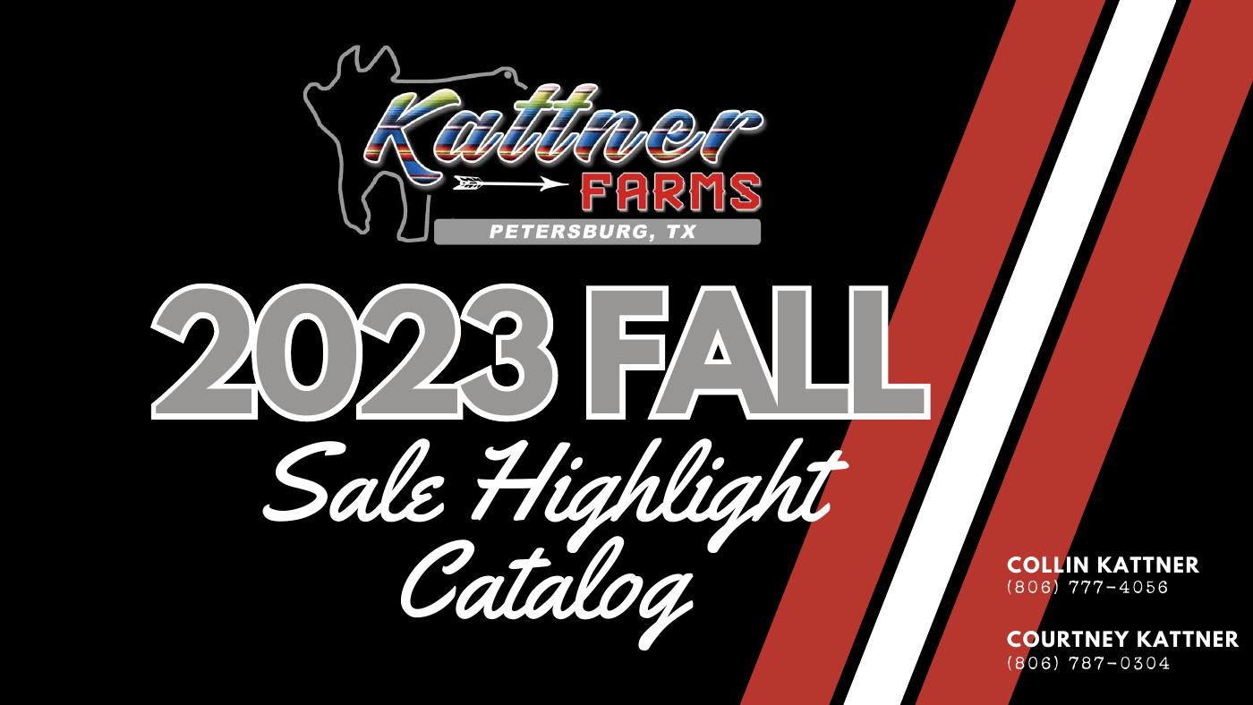 Kattner Farms Fall Sale Highlight Catalog | PDF to Flipbook