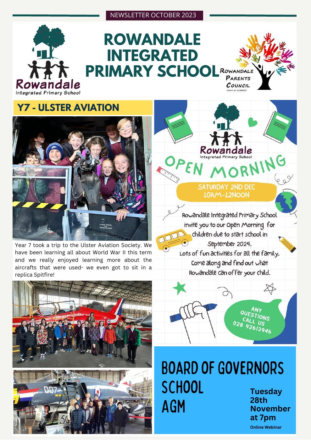 Rowandale IPS Newsletter October 2023 | PDF to Flipbook