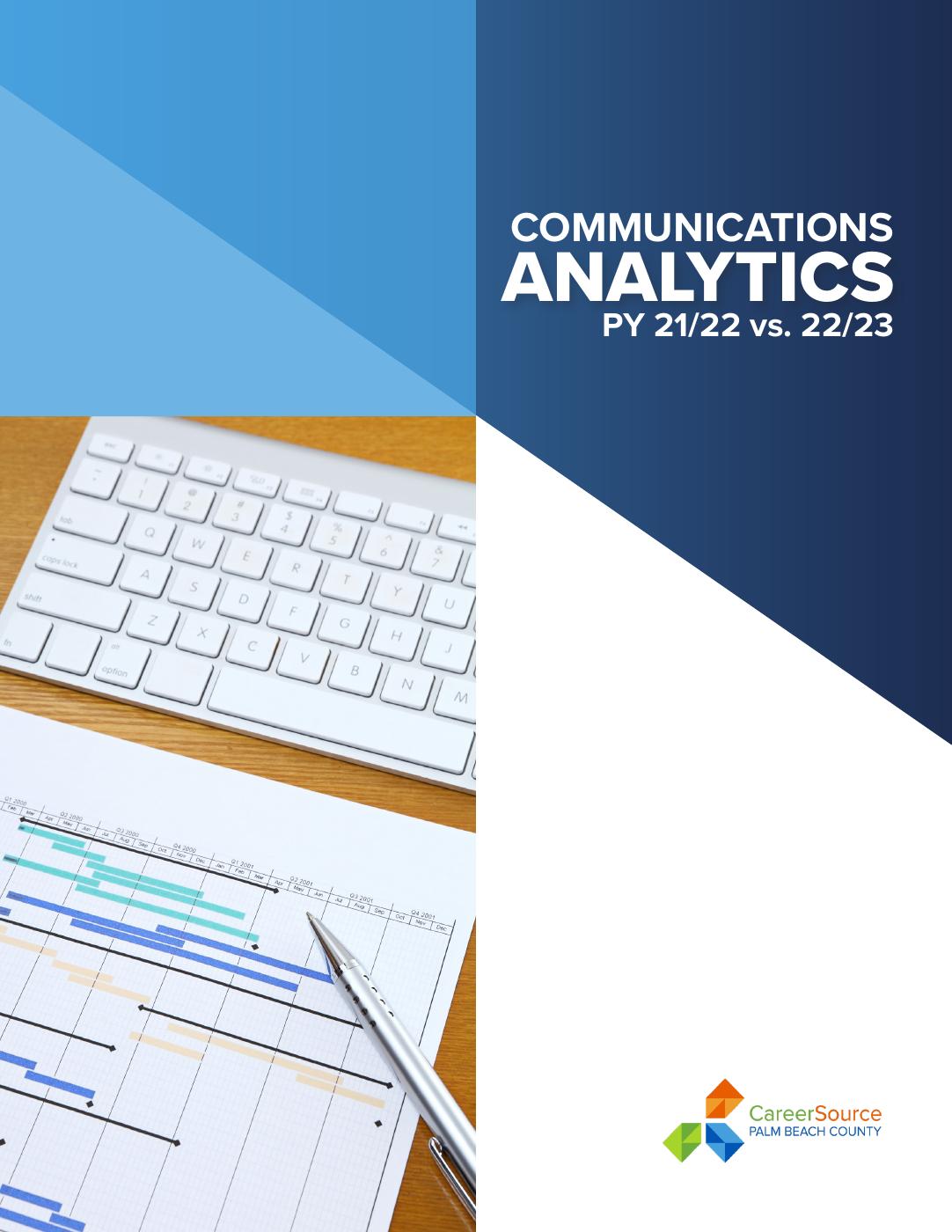 Communications Analytics 21-22 vs. 22-23 | PDF to Flipbook