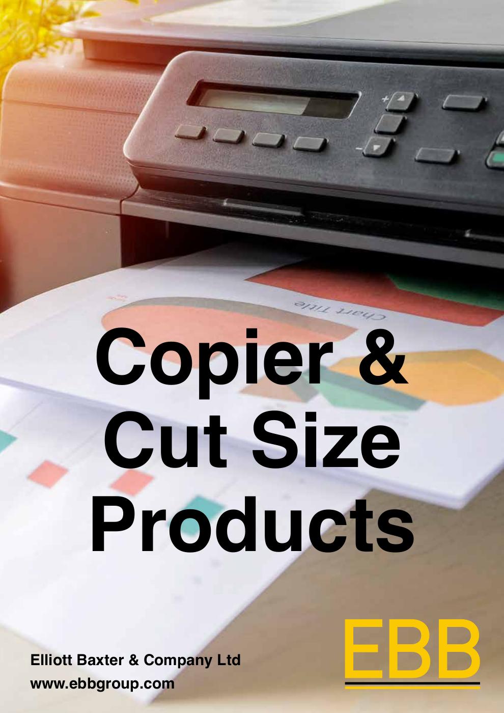 EBB Paper (UK) Copier & Cutsize Brochure