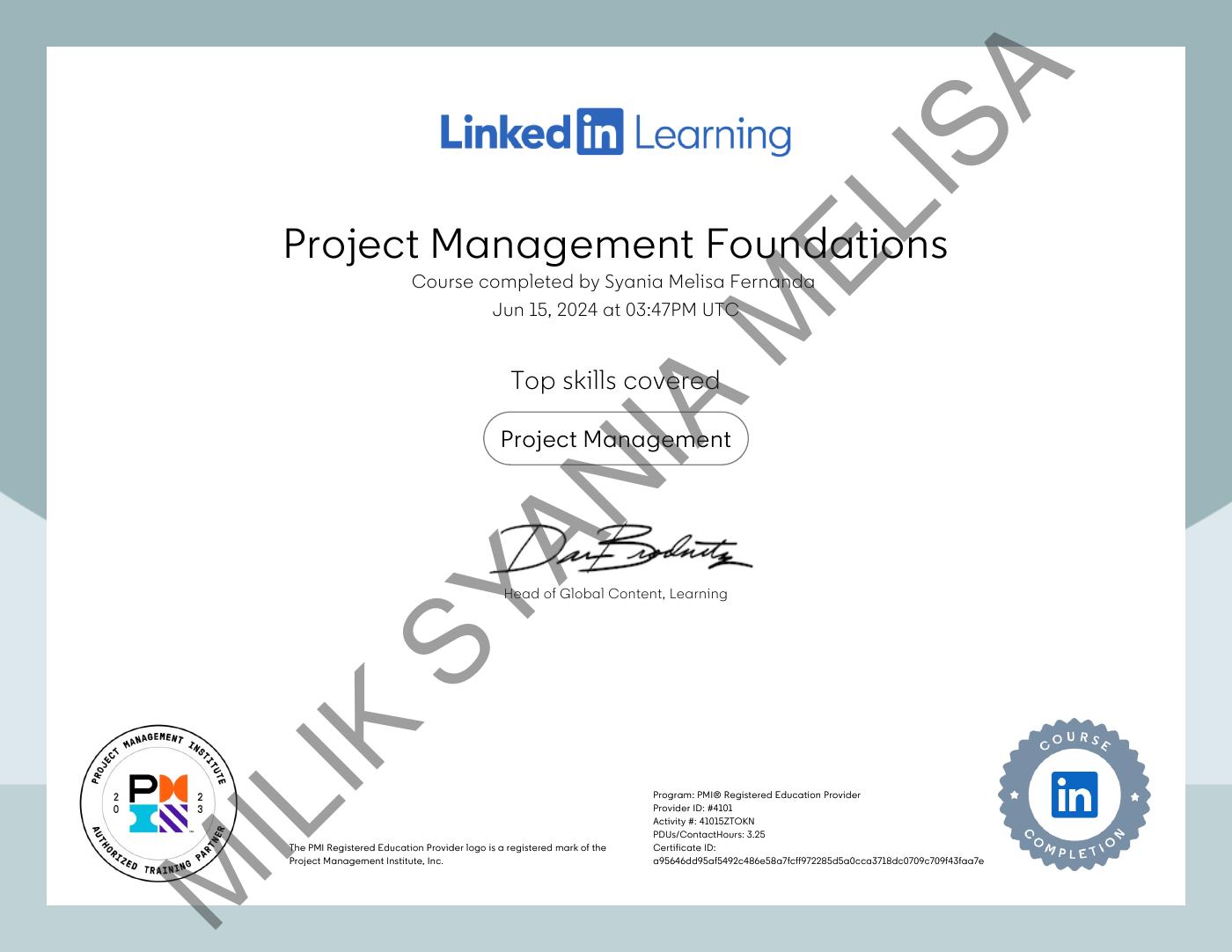 Certificate of Project Management Foundations | PDF to Flipbook