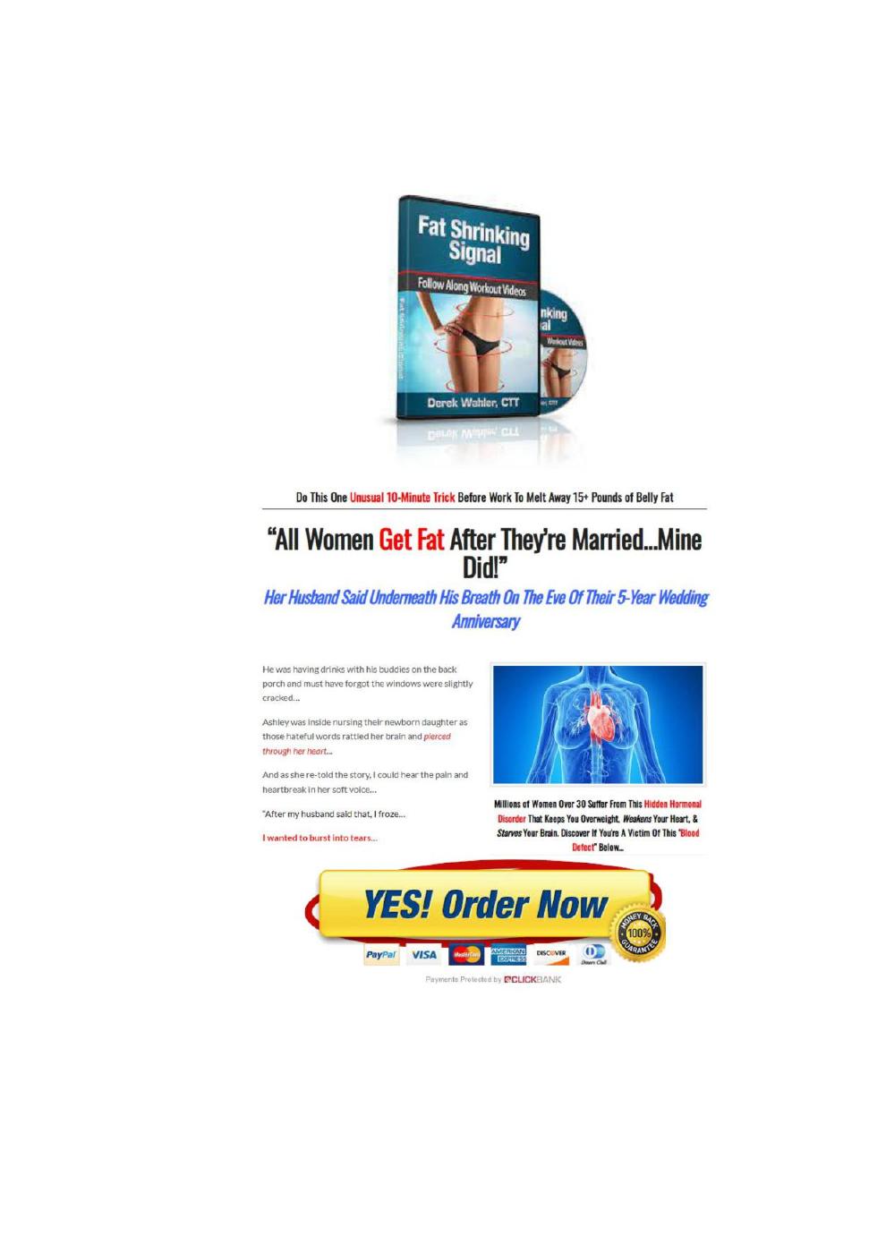 Fat Shrinking Signal Review Derek Wahler 29 Day Flat Stomach Formula