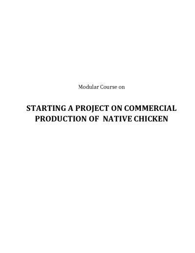 Appendix G - Modular Course on Starting a Project on Commercial ...