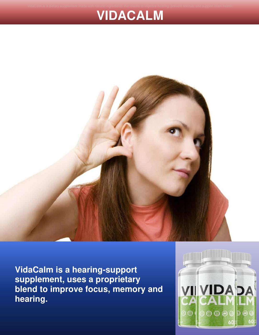 Vita Calm For Tinnitus