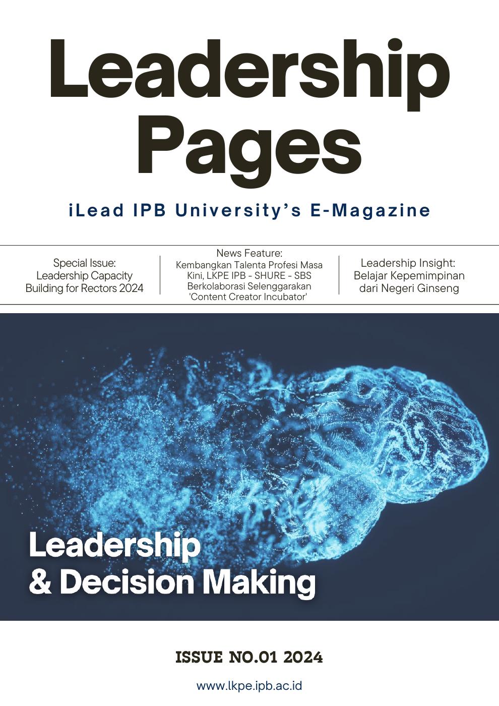 Leadership Pages Issue No 1 - Tahun 2024