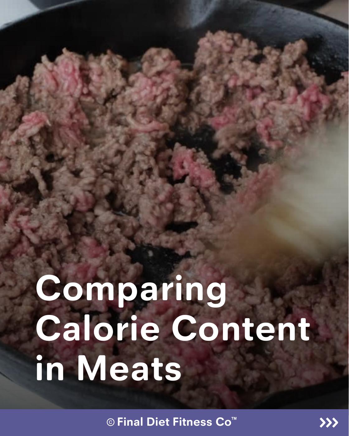Comparing Calorie Content in Meats