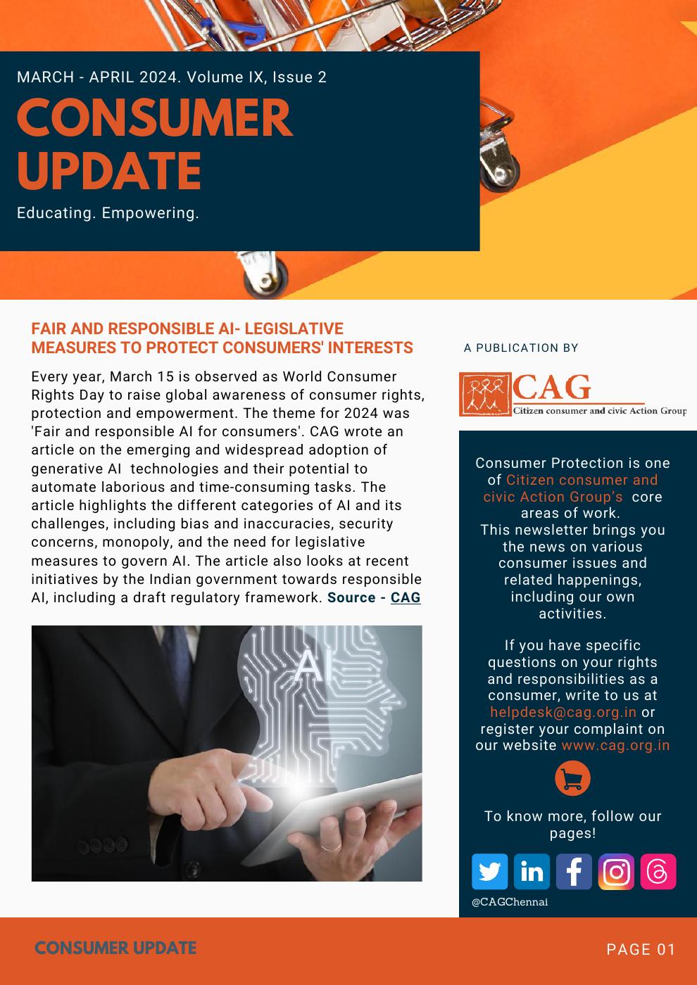Consumer Update (March - April 2024)