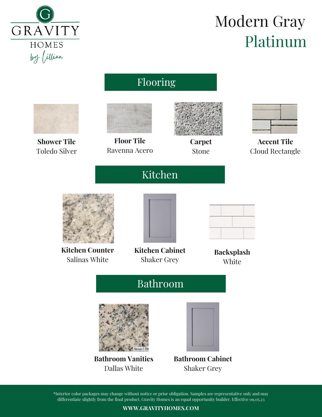 Gravity Interior Options