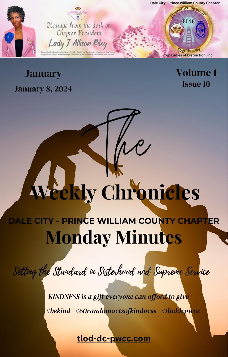 The Weekly Chronicles – DCPWC Chapter