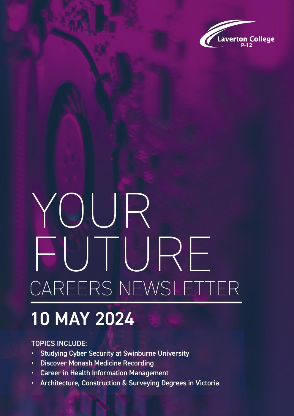 Your Future Careers Newsletter - May 2024 | PDF to Flipbook