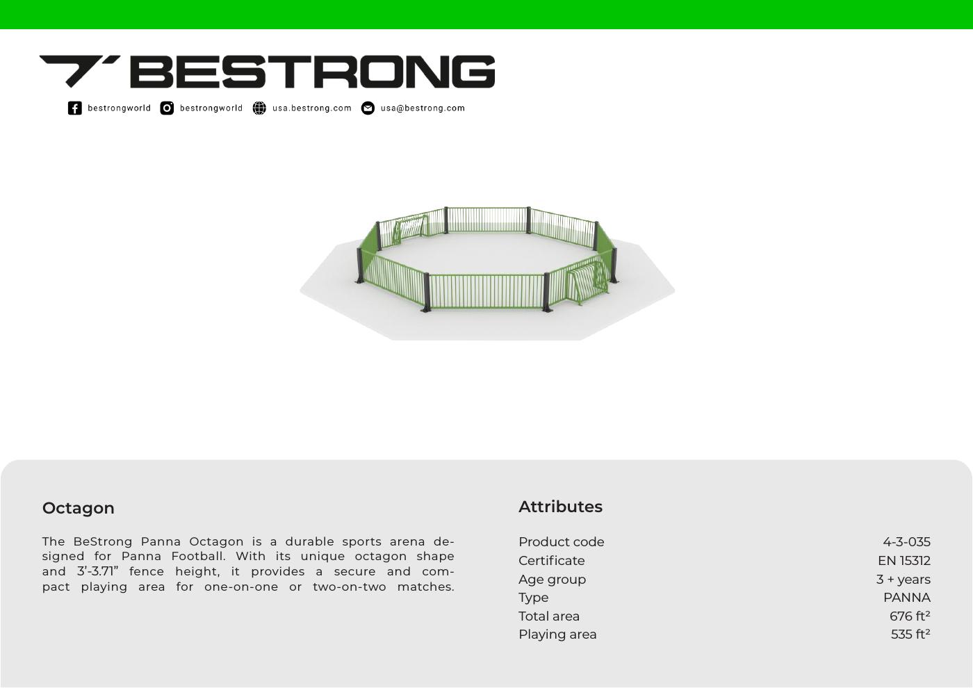 USA-4-3-035 Octagon-Product Sheet