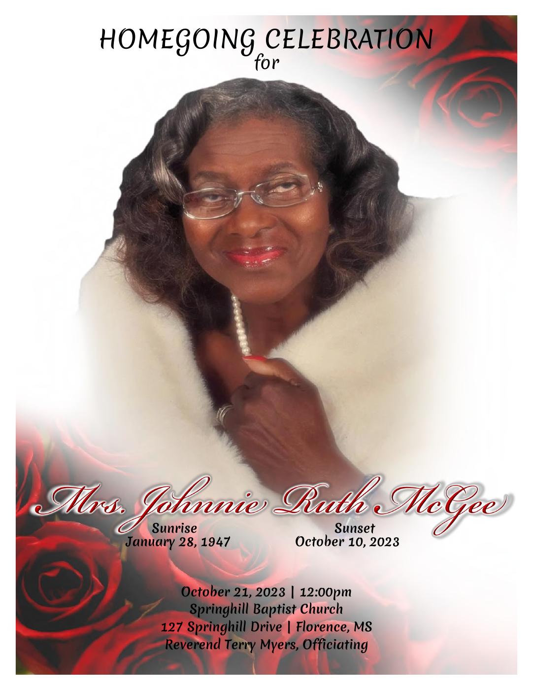 Homegoing Celebration