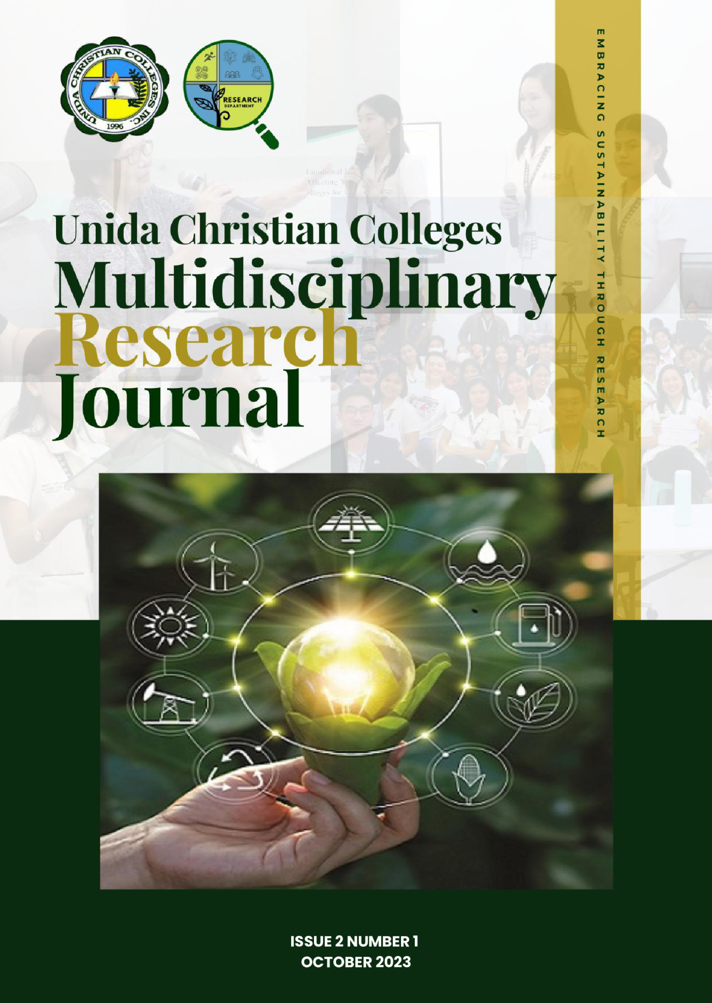 UCC Multidisciplinary Research Journal Issue 2 No. 1 October 2023 | PDF ...