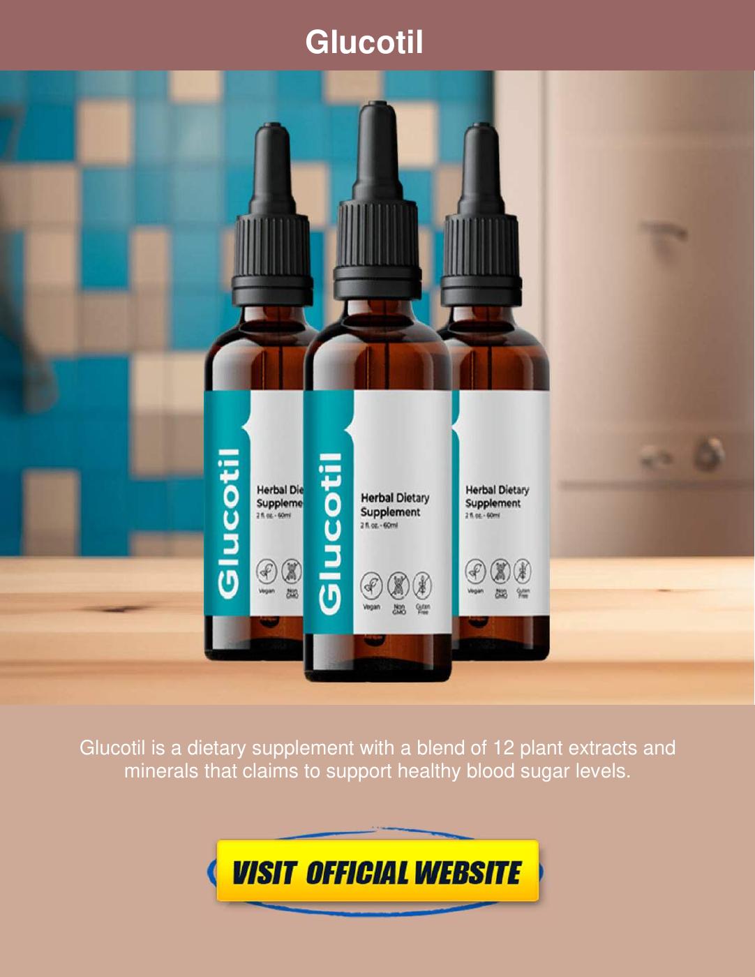 Glucotil - The #1 Rated Diabetes Health Formula