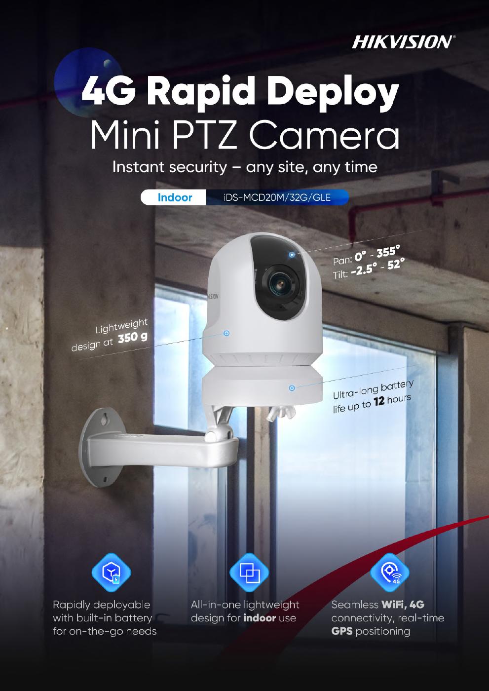 Poster - 4G Rapid Deploy Mini PTZ Camera_Indoor