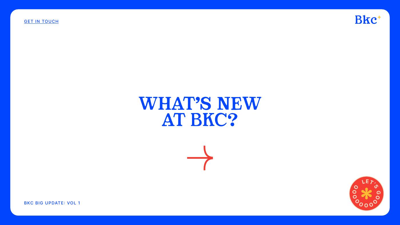 BKC Big Update Vol. 1