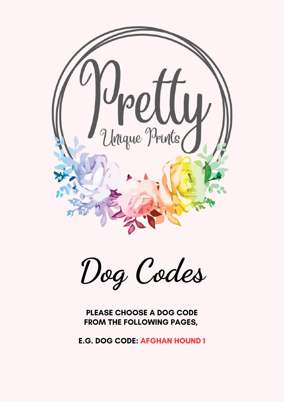 Pretty Unique Prints Dogs