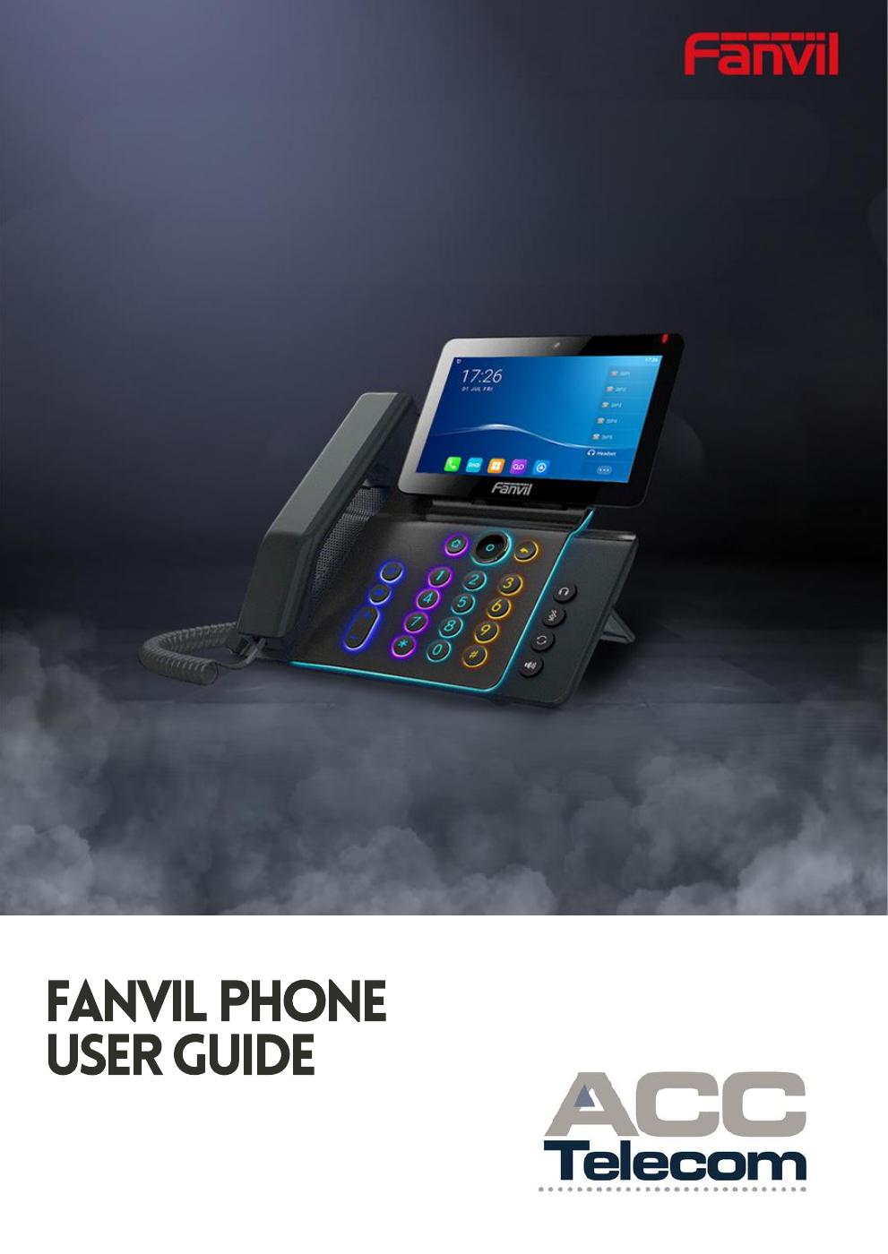 Fanvil Phone User Guide