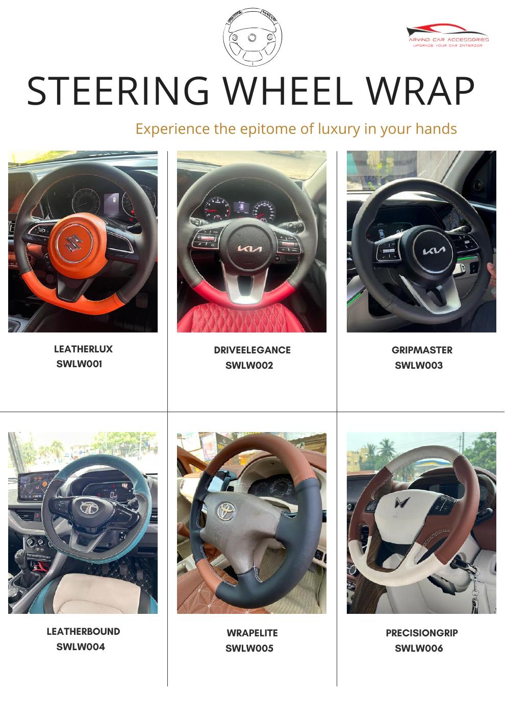 Steering Wheel Leather Wrap | PDF to Flipbook