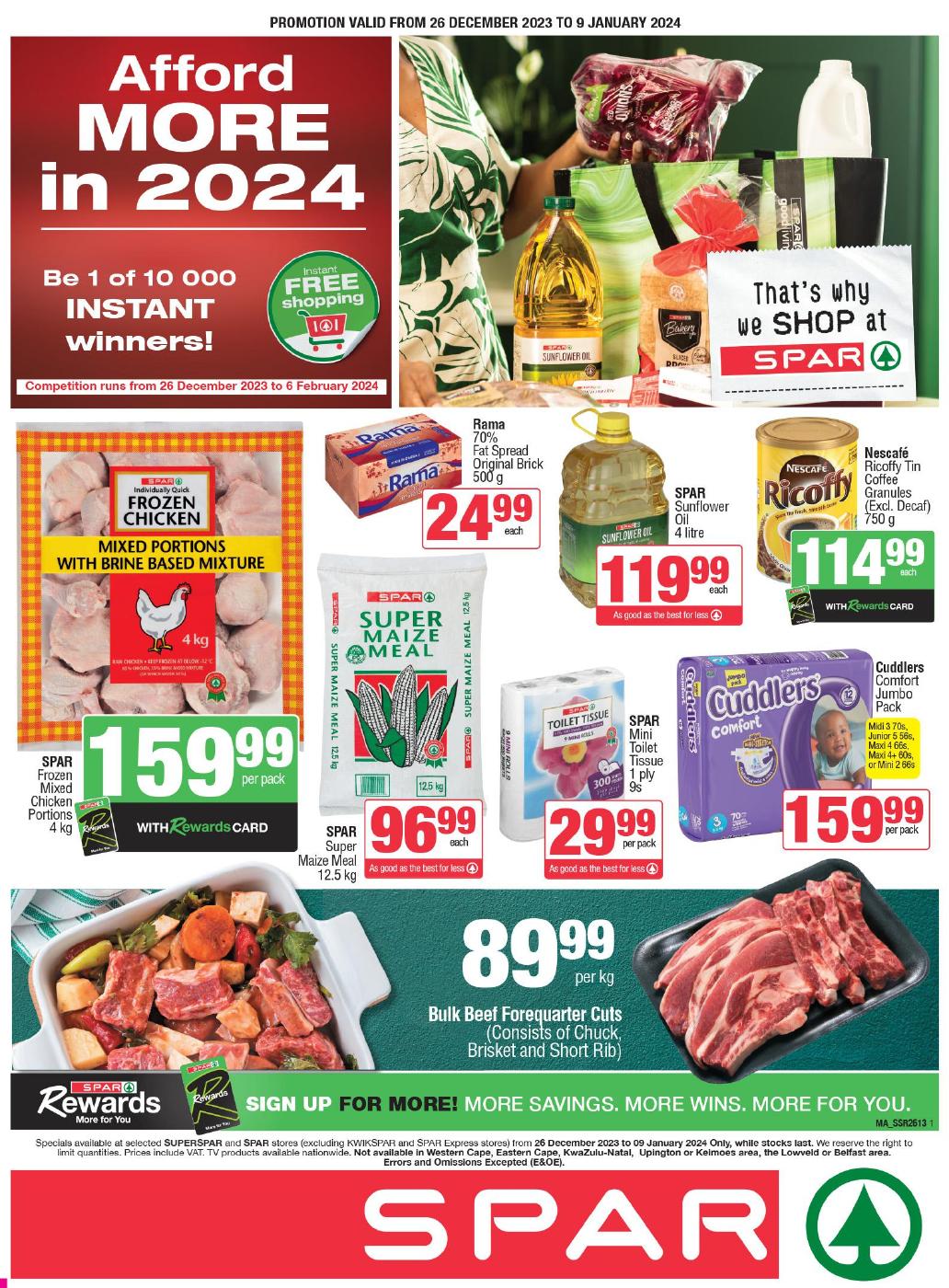 SSR2613 SPAR & SUPERSPAR MAIN DEC MONTH END
